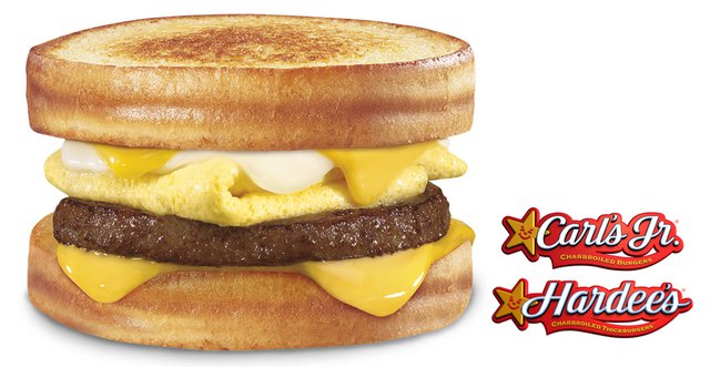 FAST FOOD NEWS: Carl’s Jr. Hardee’s Grilled Cheese Breakfast Sandwich