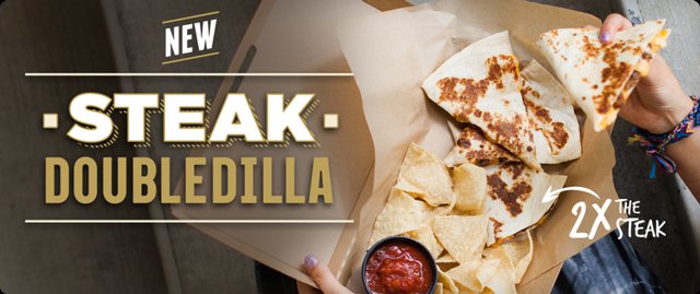 FAST FOOD NEWS: Taco Bell Steak DoubleDilla