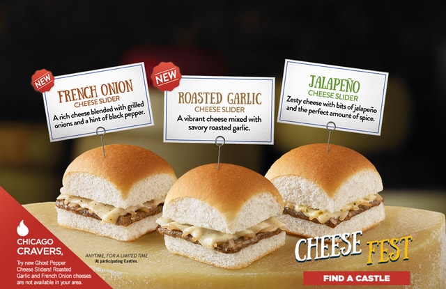 FAST FOOD NEWS: White Castle French Onion and Roasted Garlic Cheese Sliders
