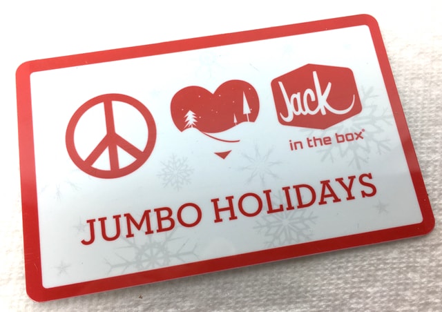 2016 SEASON OF GIVING (DAY 8): $5 Jack in the Box Gift Card