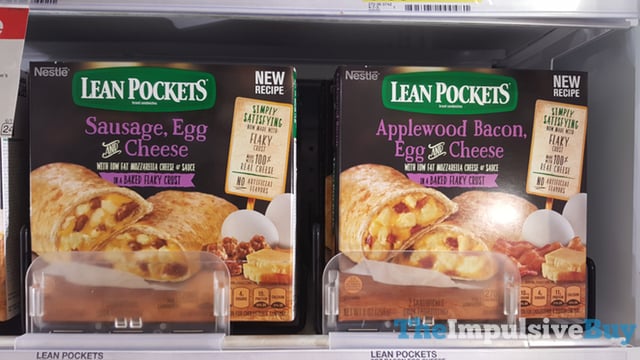 New Recipe Lean Pockets (Sausage, Egg and Cheese and Applewood Bacon ...