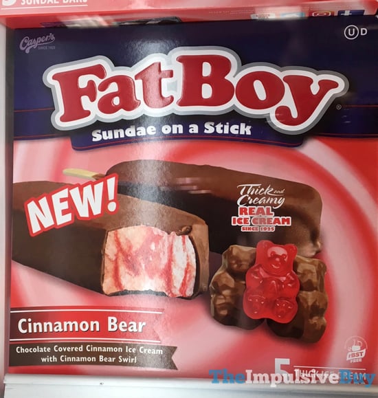 SPOTTED ON SHELVES: Fat Boy Cinnamon Bear Sundae on a Stick