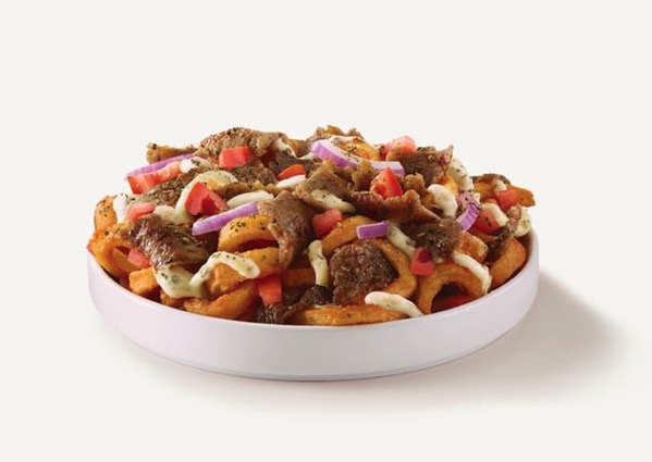 FAST FOOD NEWS: Arby's Gyro Loaded Curly Fries and Greek Gyro Salad ...