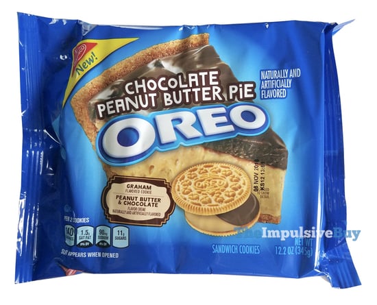 REVIEW: Chocolate Peanut Butter Pie Oreo Cookies - The Impulsive Buy