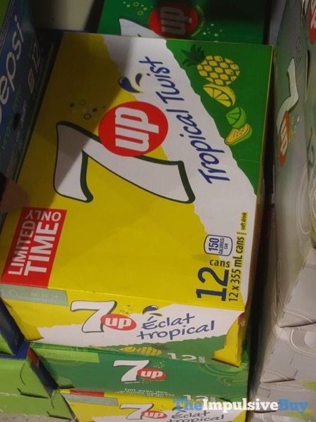 SPOTTED ON SHELVES IN CANADA: 7Up Tropical Twist