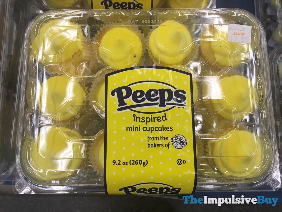 SPOTTED: Two-Bite Peeps Inspired Mini Cupcakes and Two-Bite Brownies ...