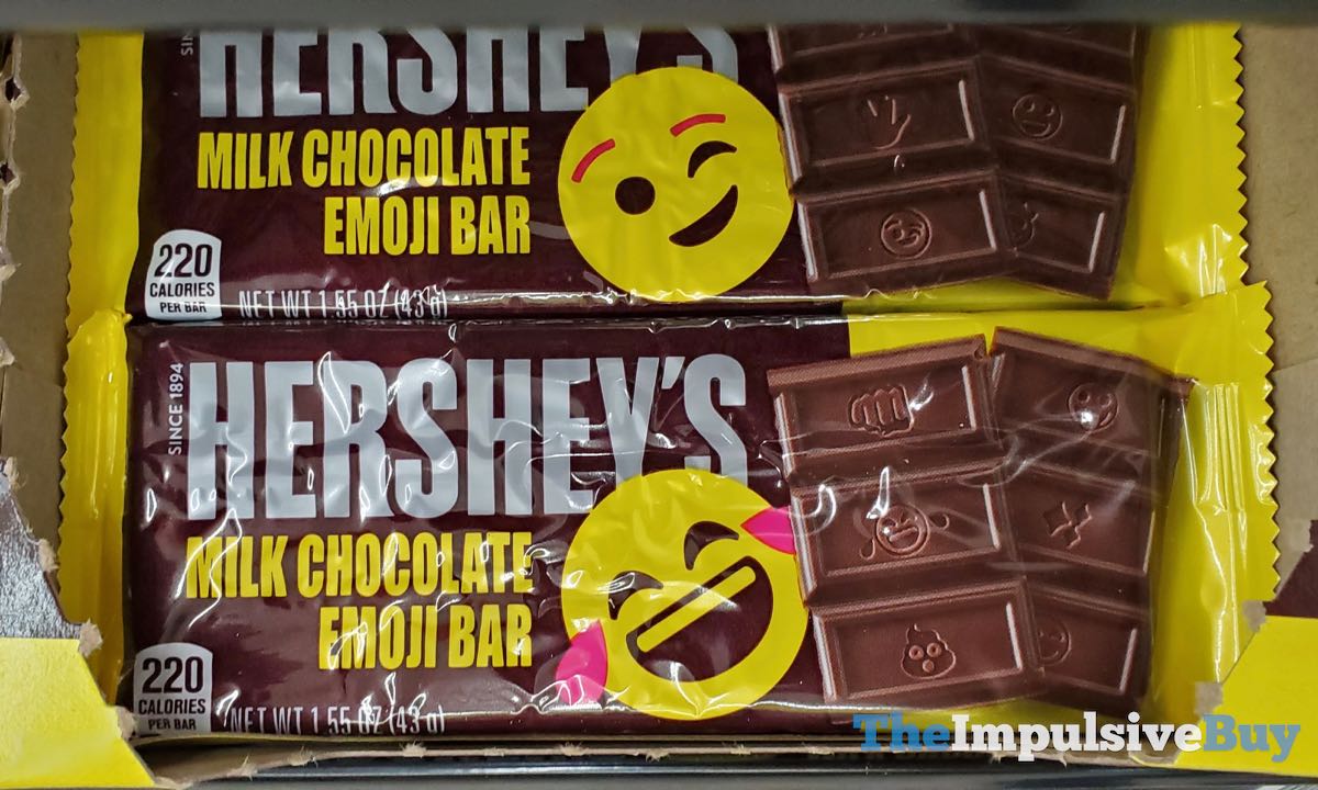 SPOTTED: Hershey's Milk Chocolate Emoji Bar - The Impulsive Buy