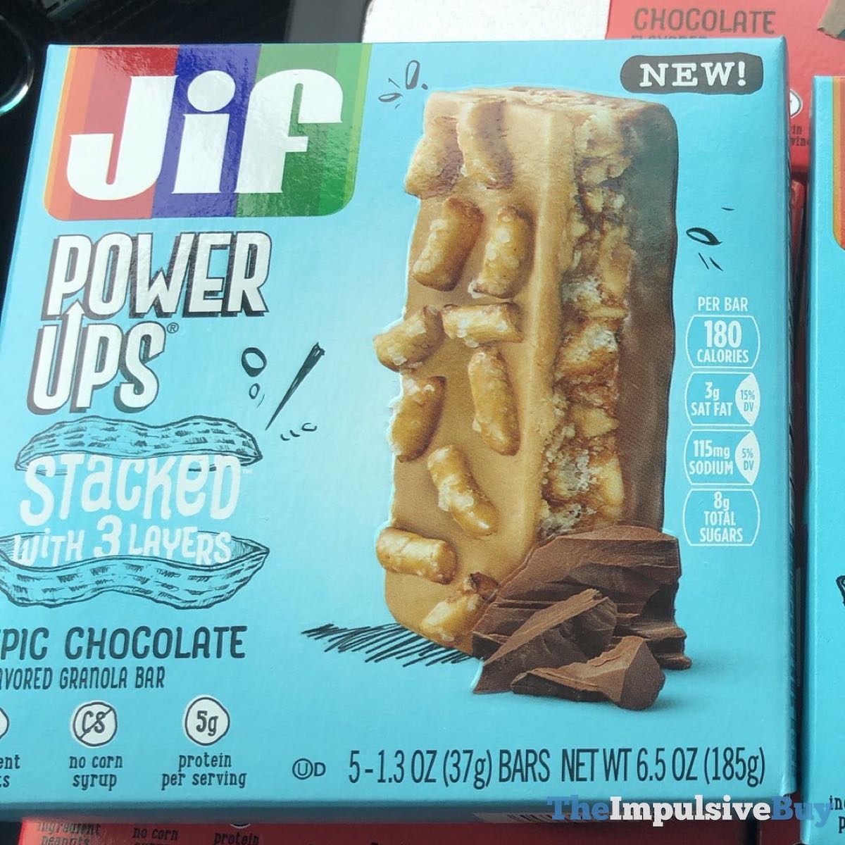SPOTTED: Jif Power Ups Stacked Granola Bars and Soft Baked Bars