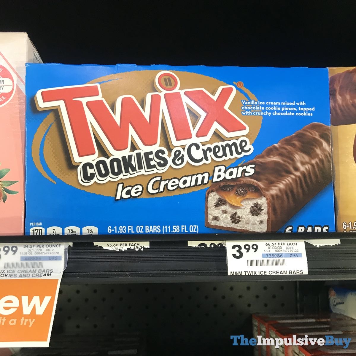 SPOTTED: Twix Cookies & Creme Ice Cream Bars