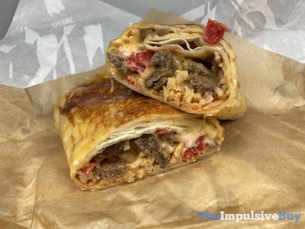 REVIEW: Taco Bell Double Steak Grilled Cheese Burrito
