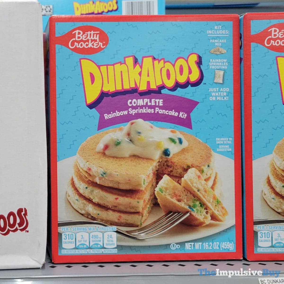 SPOTTED: Dunkaroos Complete Rainbow Sprinkles Pancake Kit and Sugar ...