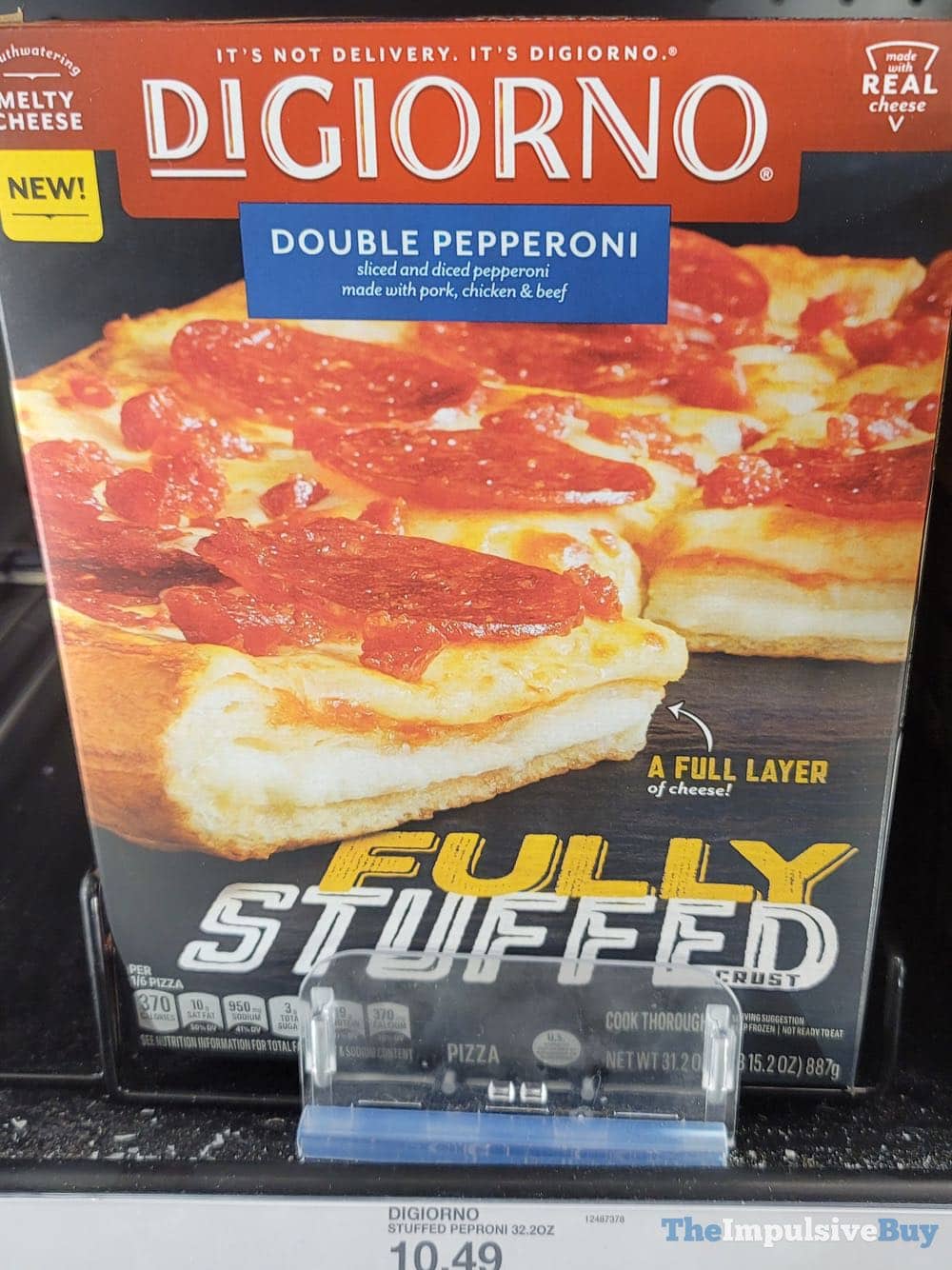SPOTTED: DiGiorno Fully Stuffed Crust Pizza