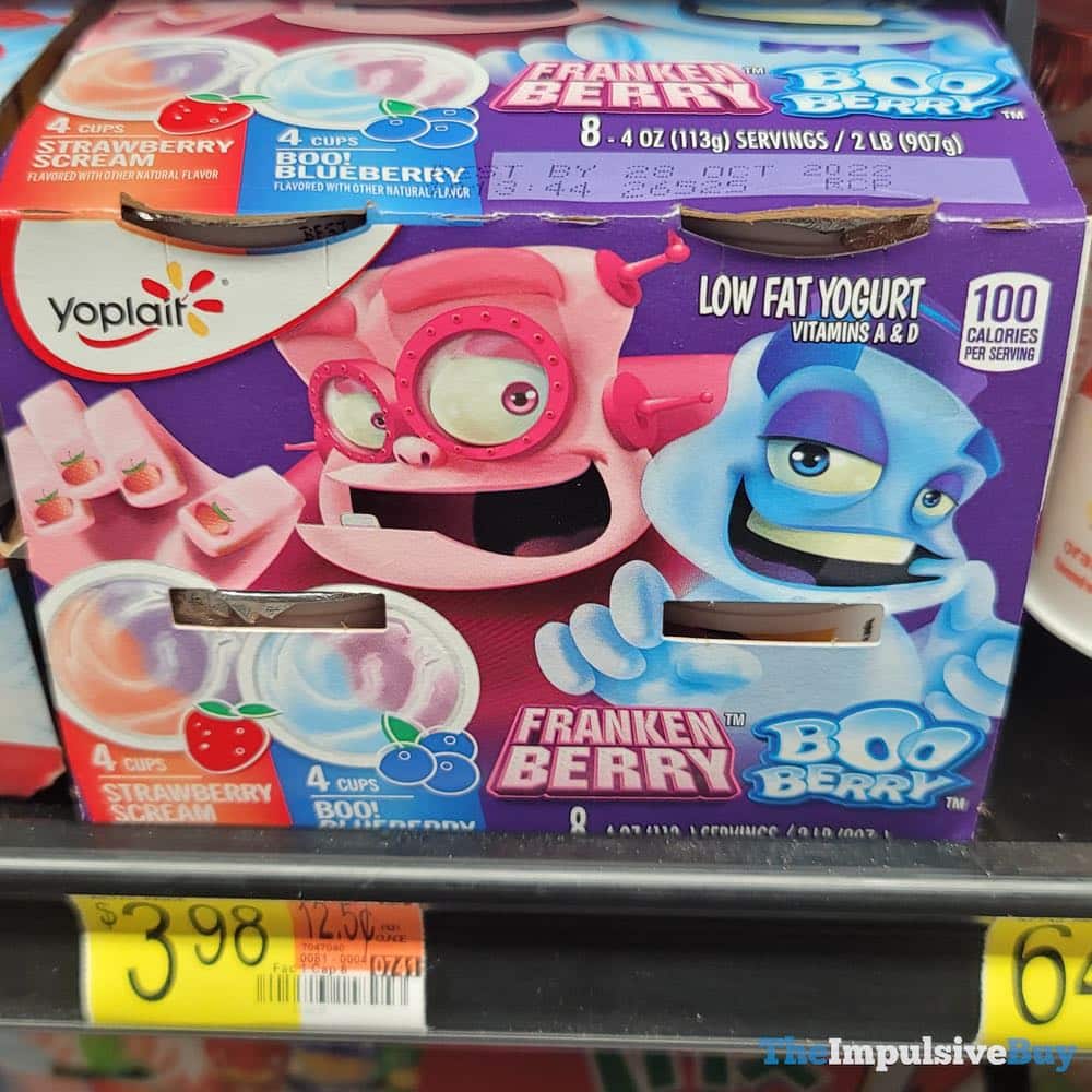 SPOTTED: Yoplait Franken Berry and Boo Berry Yogurt