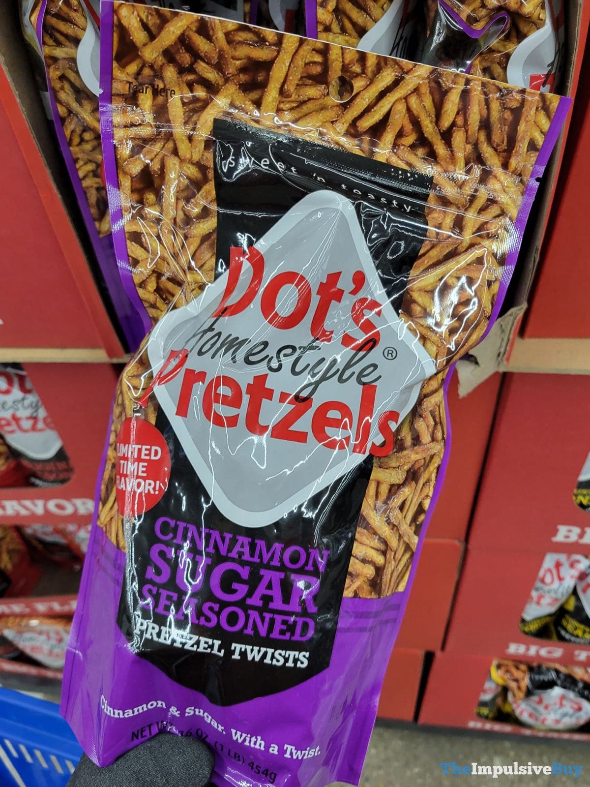 SPOTTED Dot s Homestyle Pretzels Cinnamon Sugar Seasoned Pretzel 
