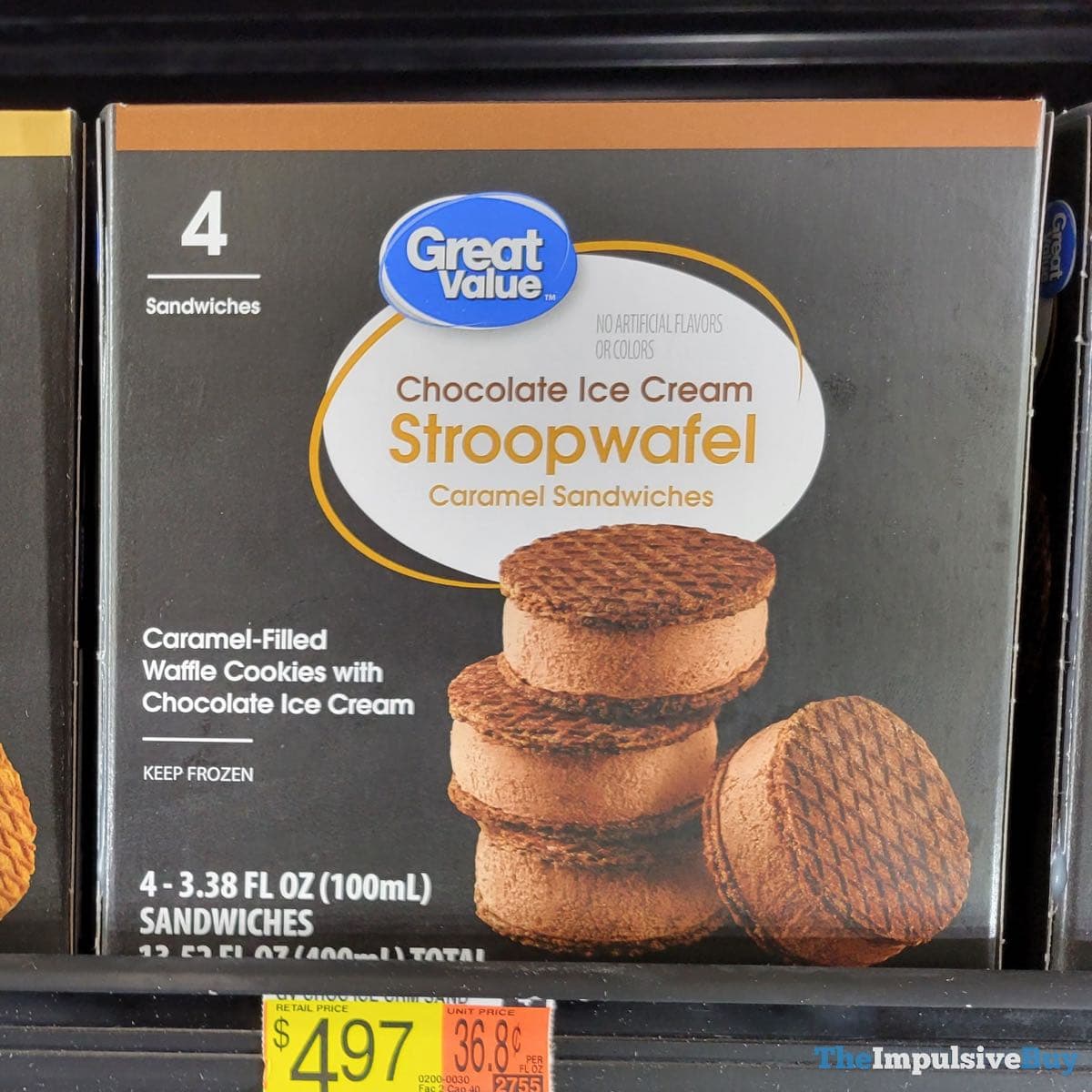 SPOTTED: Great Value Ice Cream Stroopwafel Caramel Sandwiches