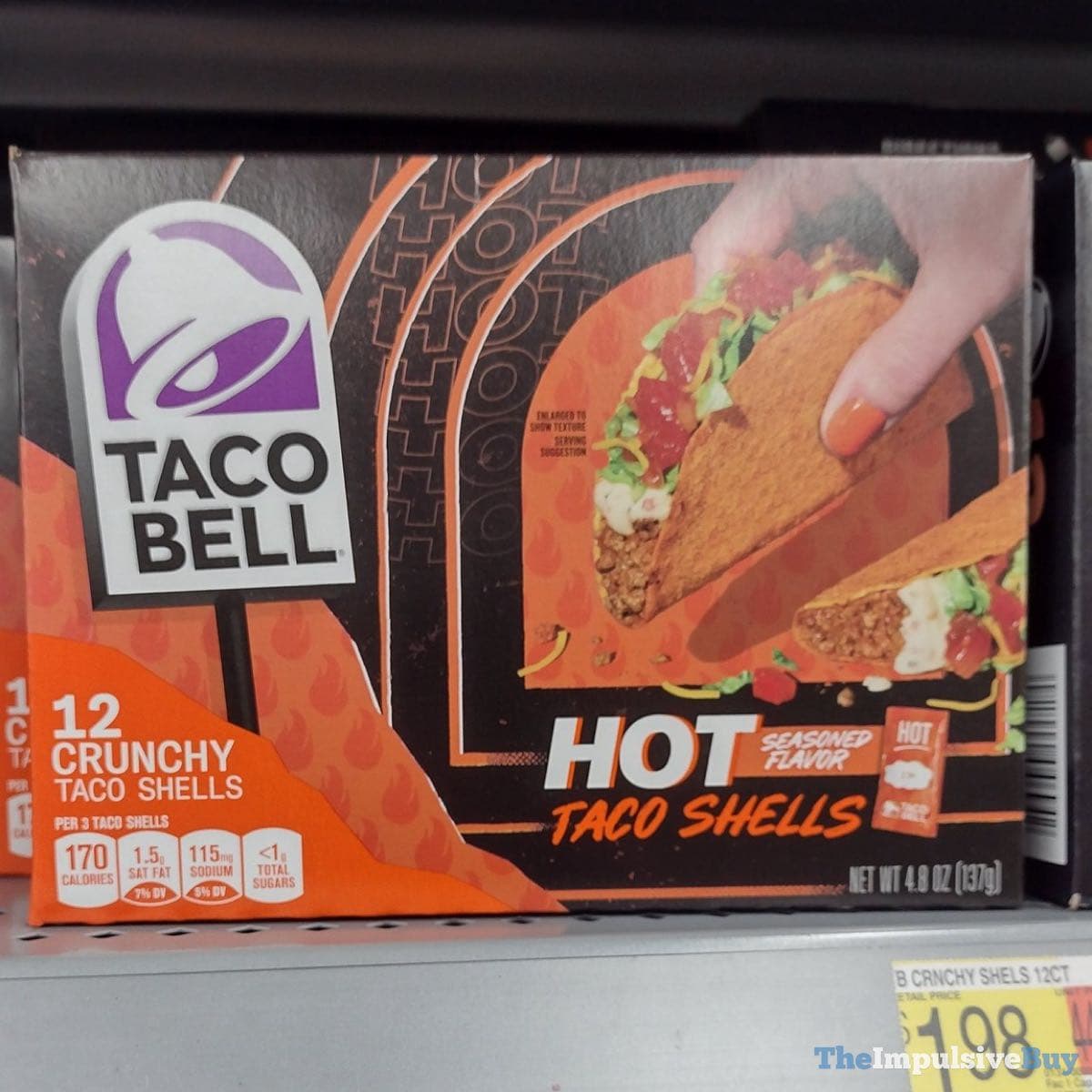 SPOTTED: Taco Bell Mild and Hot Seasoned Taco Shells