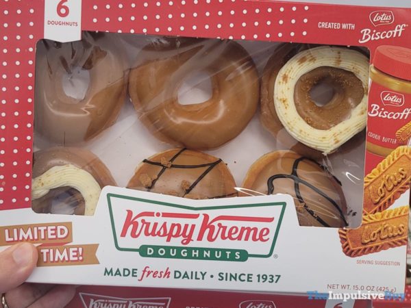 SPOTTED: Krispy Kreme Limited Time Lotus Biscoff Doughnuts