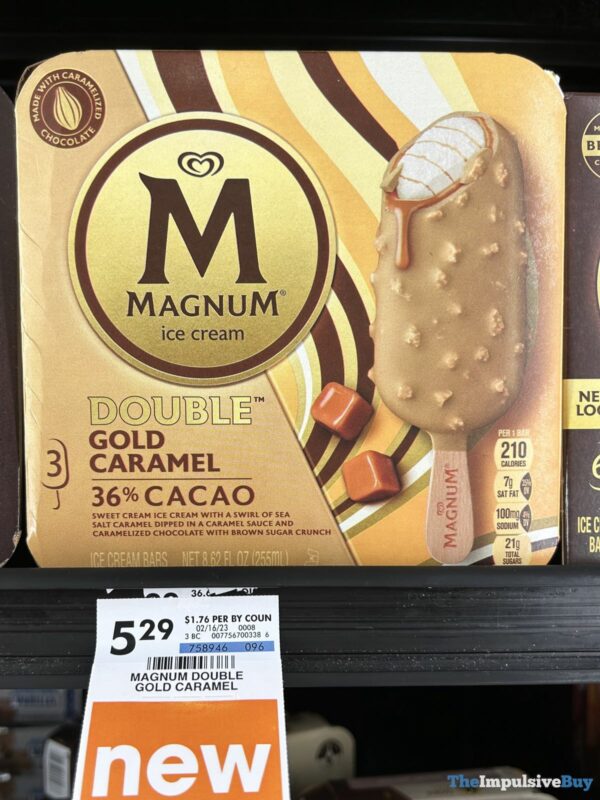 SPOTTED: Magnum Double Gold Caramel Ice Cream Bars