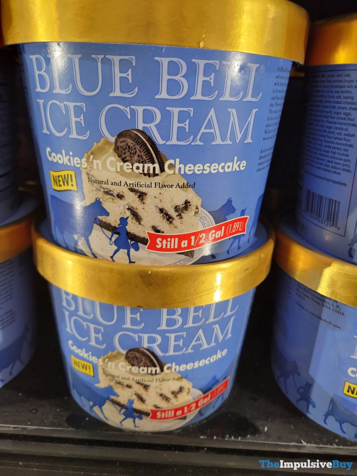 SPOTTED: Blue Bell Cookies ‘n Cream Cheesecake Ice Cream