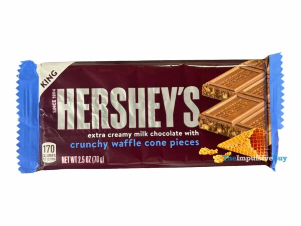 REVIEW: Hershey’s Milk Chocolate with Waffle Cone Pieces Bar