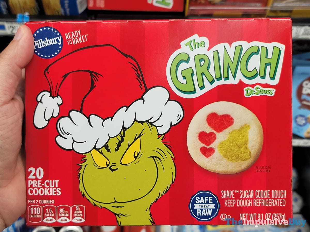 SPOTTED: Pillsbury The Grinch Shape Sugar Cookie Dough - The Impulsive Buy