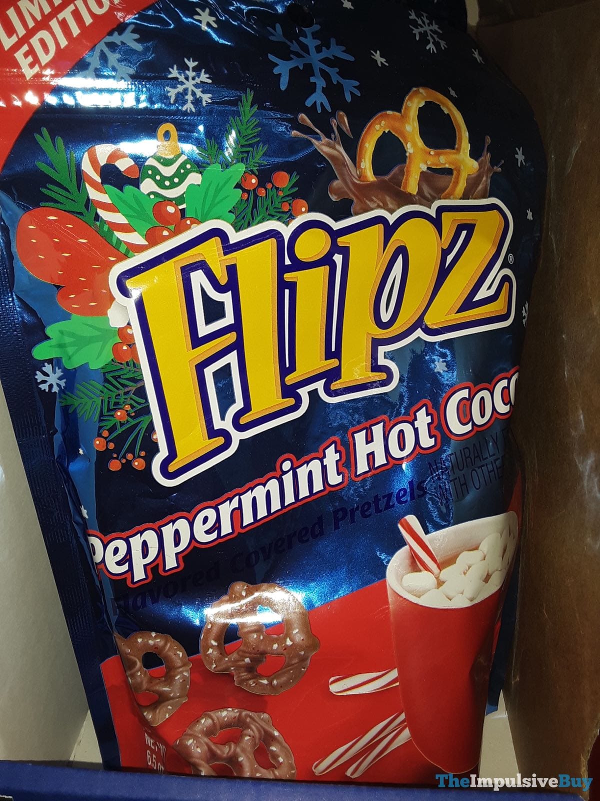 SPOTTED: Flipz Snickerdoodle and Peppermint Hot Chocolate Covered Pretzels