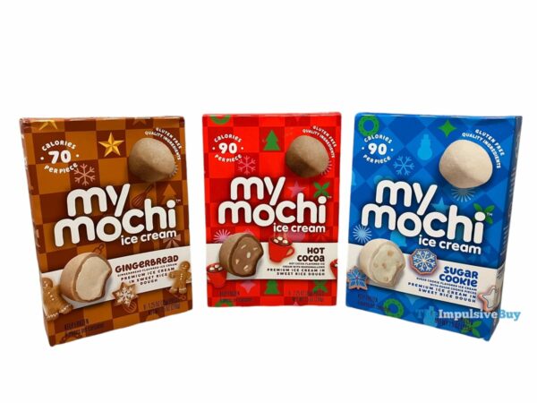 REVIEW: My/Mochi Sugar Cookie, Hot Cocoa, and Gingerbread Ice Cream