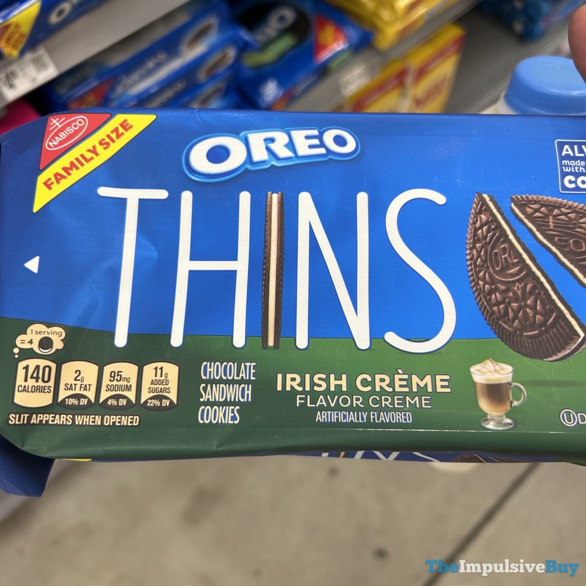 SPOTTED: Oreo Thins Irish Creme Cookies