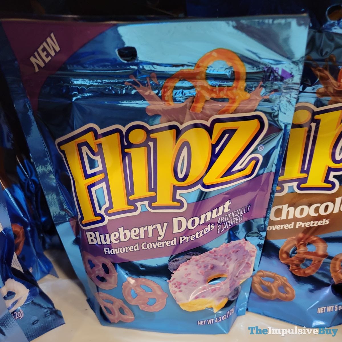SPOTTED: Flipz Blueberry Donut Pretzels