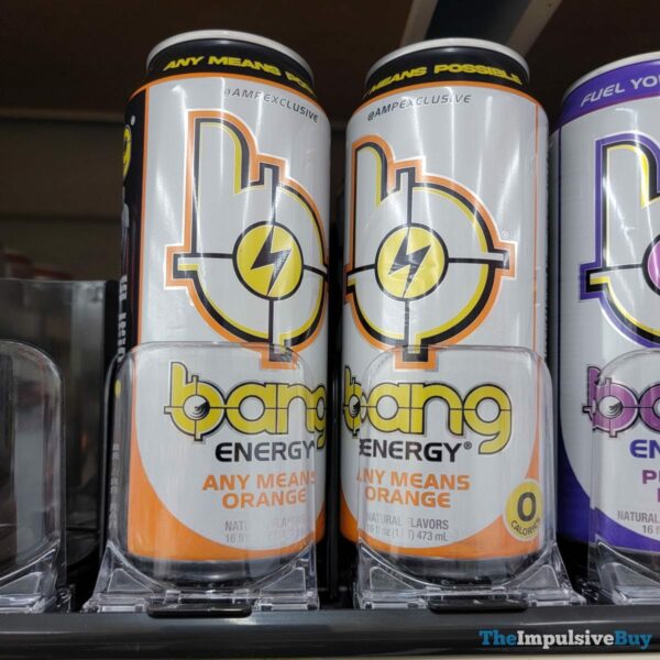 SPOTTED: Bang Any Means Orange Energy Drink