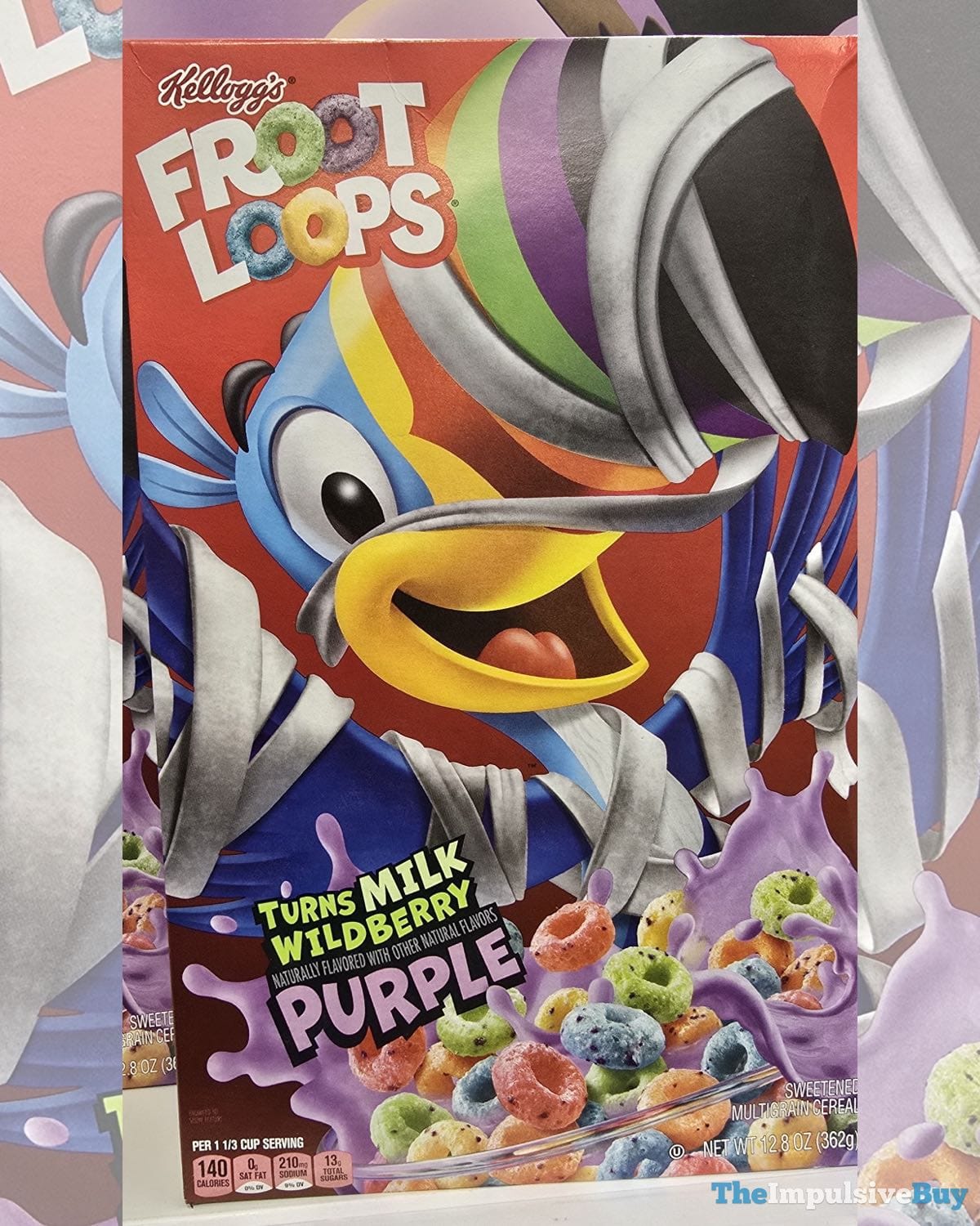 SPOTTED: Kellogg’s Froot Loops Turns Milk Wildberry Purple