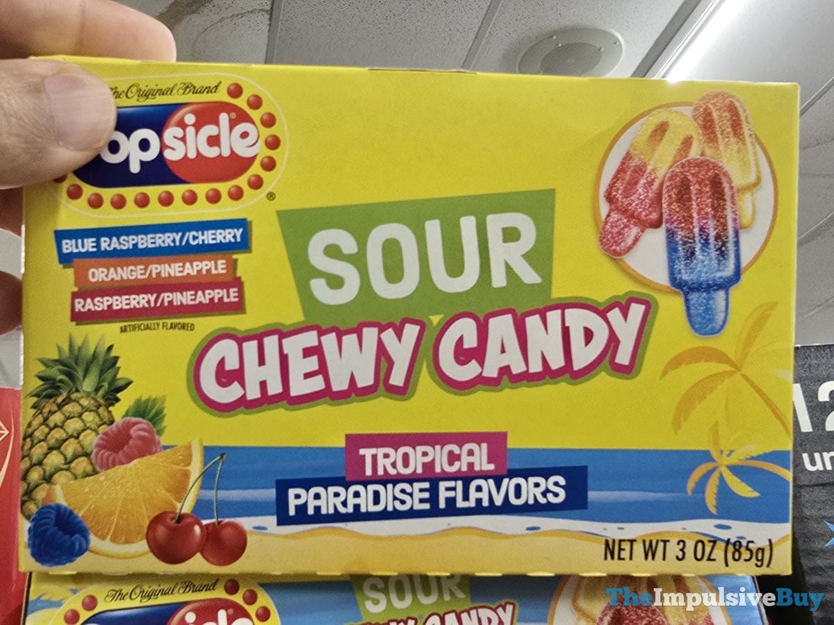 SPOTTED: Popsicle Sour Chewy Candy Tropical Paradise Flavors