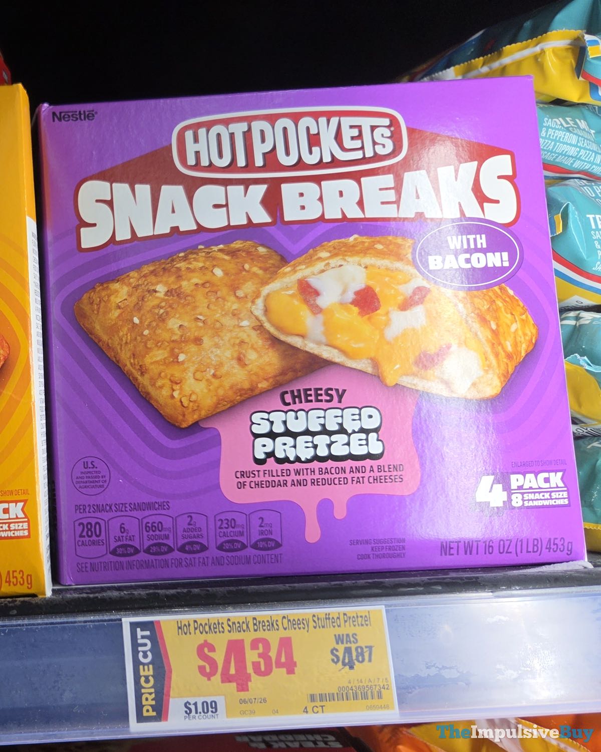 SPOTTED: Hot Pockets Snack Breaks Ultimate Cheddar and Cheesy Stuffed ...