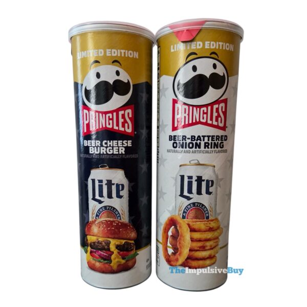 REVIEW: Miller Lite Beer Cheese Burger and Beer-Battered Onion Rings ...
